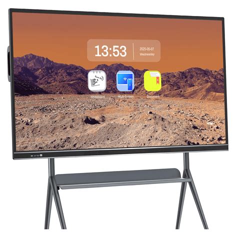 Jyxcn Smart Board Dual Os 75 4k Interactive Whiteboard Electronic Calendar And Wireless Screen