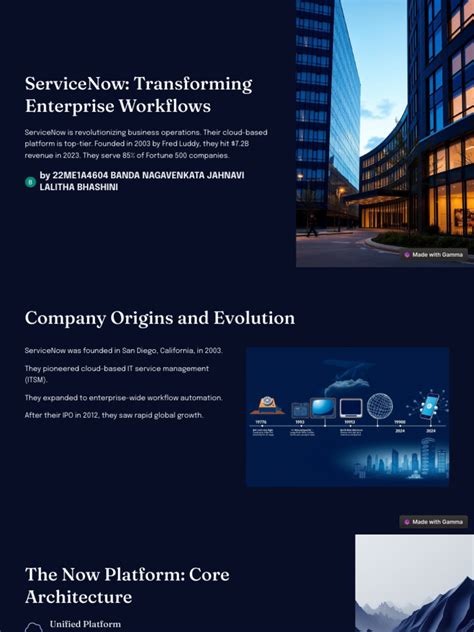 Servicenow Transforming Enterprise Workflows Pdf Business Information Technology