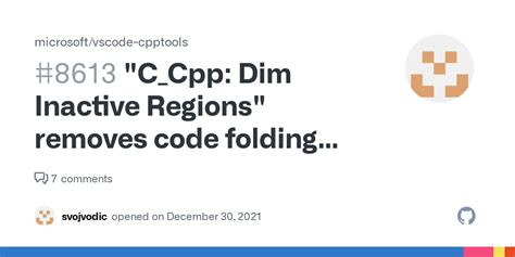 Ccpp Dim Inactive Regions Removes Code Folding Arrows In Inactive Regions · Issue 8613
