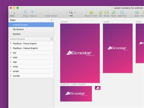 mobile splash screen sizes sketch freebie download free resource for