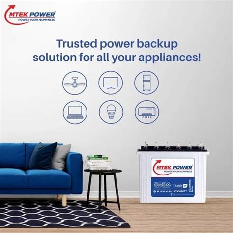 Microtek Mtek Power Dura Strong MTK TT Inverter Battery For Home V At Rs In Jaipur