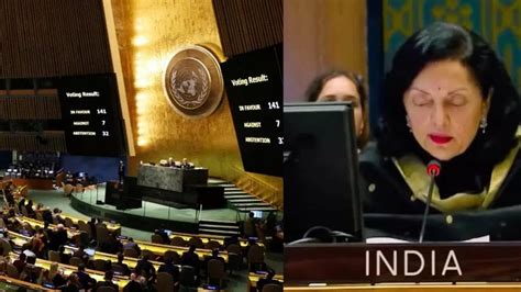 India Refrains From Voting In Un General Assembly Resolution Of