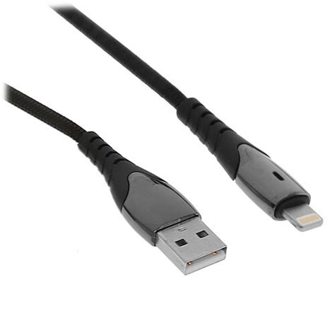 Купить Кабель круглый Aceline Lightning 8 Pin черный в интернет магазине Dns Характеристики