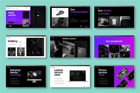 Hadi Business Google Slide Template Google Slides Template Powerpoint Templates Templates