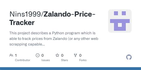 Github Nins1999zalando Price Tracker This Project Describes A