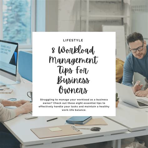 8 Workload Management Tips For Business Owners Riyah Speaks Riyah Speaks