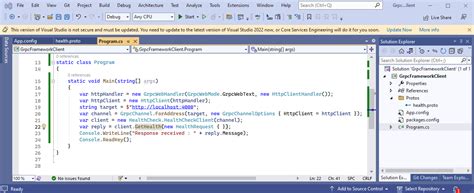 Develop Grpc Client In Net Framework Grpc Web