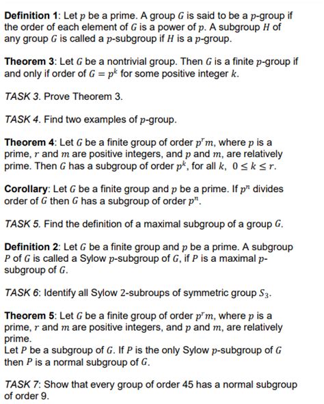 Solved From Lagrange S Theorem If G Is A Finite Group Of Chegg