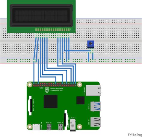How To Connect 16x2 Lcd With Raspberry Pi Instructables