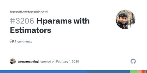Hparams With Estimators · Issue 3206 · Tensorflowtensorboard · Github