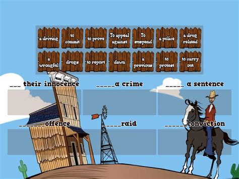 Crime Collocations C1 Group Sort