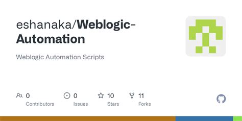 github eshanaka weblogic automation weblogic automation scripts
