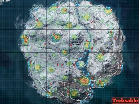 Pubg Mobile Loot Map High Loot And Vehicles Location Techsable