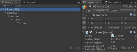unity3d开发（一）：ngui之uiroot屏幕分辨率自适应 pixelsizeadjustment csdn博客