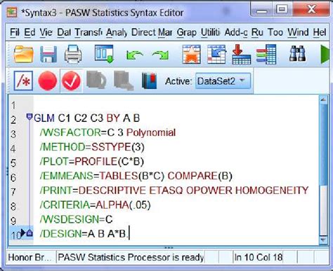 Syntax Editor With Compare Added To Run Simple Effects Tests Of B On Download Scientific