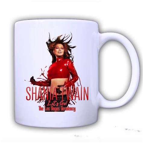 Shania Twain Lets Go Tour Concert Album Mug