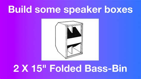 Behringer Bass Bin Speakers