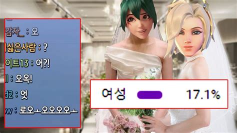 오버워치 방송에 여자 시청자들이 많은 이유 Youtube