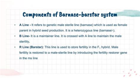 Barnase And Bartar System PPTX