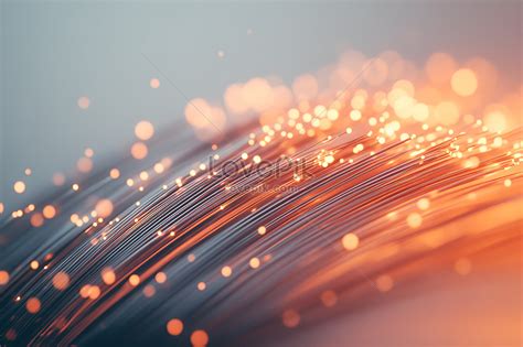 광섬유 케이블의 미니멀리스트 기하학적 아름다움