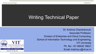 Writing Technical Paper PPTX