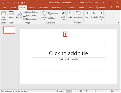 Inserting A Text Box In Powerpoint 2016 For Windows