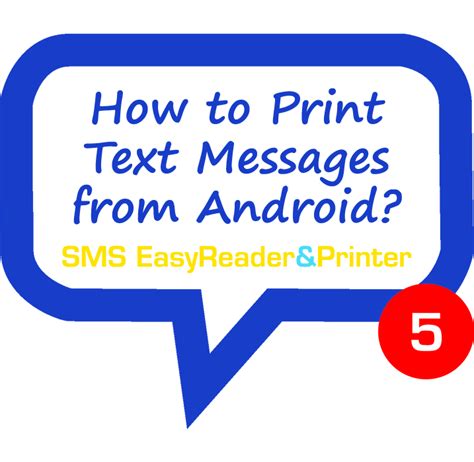 How To Print Text Messages From Android
