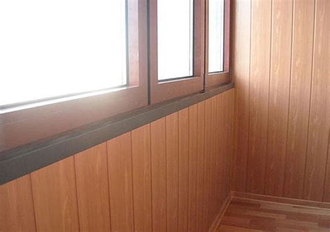 Отделка балкона МДФ панелями - wallpanels.ru