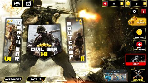 modern sniper fps game unity 3d action source code buycodenow