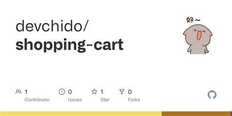 GitHub Devchido Shopping Cart