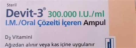 Витамин Д3 Девит 3 Devit 3 1 ампула 300 000 Festima Ru