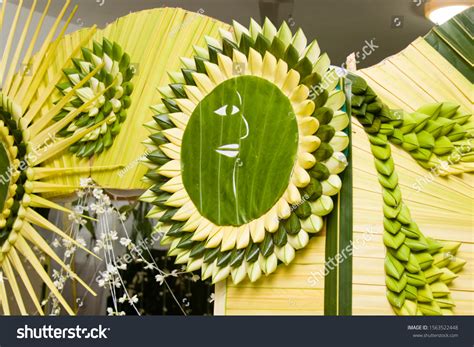 Coconut Leaf Centerpiece