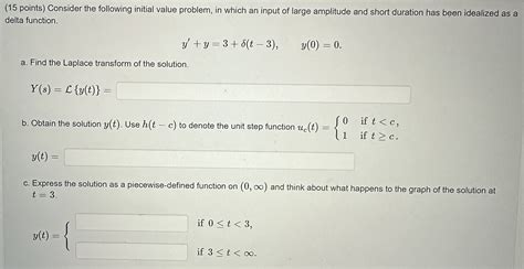 Solved Points Consider The Following Initial Value Chegg