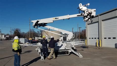 Hastings Utilities Put New Electric Distribution Aerial Device Into