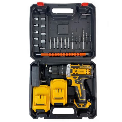 Hot Selling Drill Machine Set Lithium Power Brush Tool Double Speed