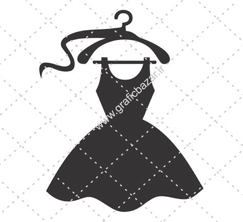دانلود وکتور لباس زنانه گرافیک بازار