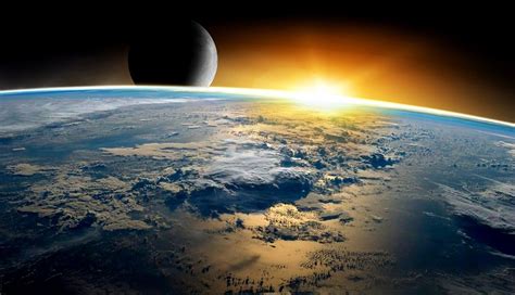 Earth And Sun Wallpapers 4k Hd Backgrounds On Wallpaperbat