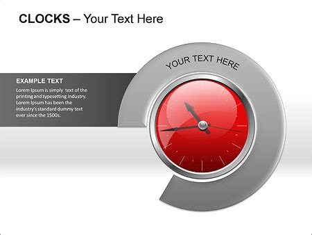 Clocks PPT Diagrams Chart Design ID SmileTemplates Com