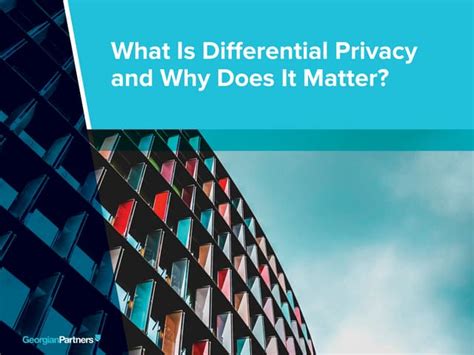What Is Differential Privacy Pdf Internet For Beginners Internet
