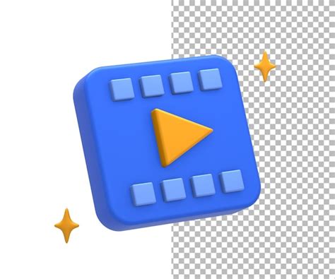 Premium Psd 3d Rendering Of Blue Yellow Live Online Streaming Video