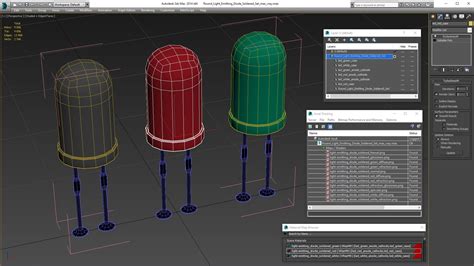 Round Light Emitting Diode Soldered Set 3d Model 29 3ds Blend C4d Fbx Max Ma Lxo Obj