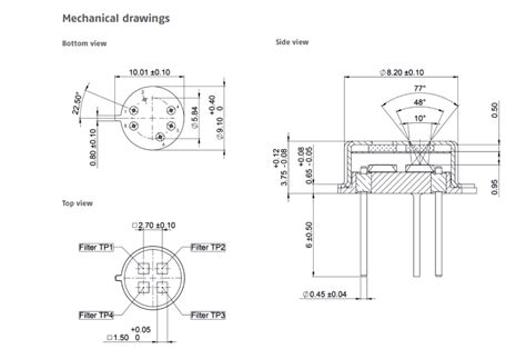 德国micro Hybrid热电堆红外气体传感器四通道 高灵敏度 高信号 天津首安测控技术有限公司