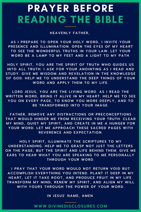 A Powerful Prayer Before Reading The Bible In 2026