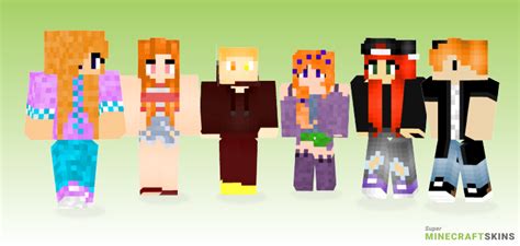 Orange Hair Minecraft Skins Download For Free At Superminecraftskins