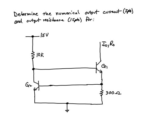 Solved Determine The Numerical Output Current And Output Resistance Course Hero