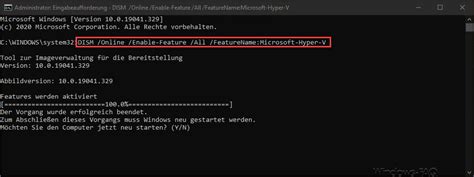 Hyper V Per DISM Installieren Windows FAQ