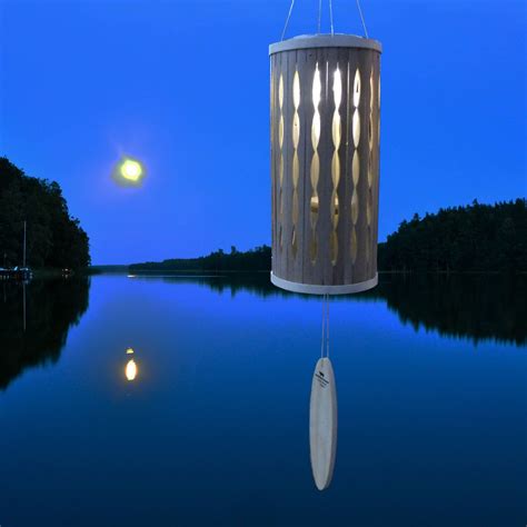 Aloha Solar Wind Chime Natural From Woodstock Wind Chimes Corner