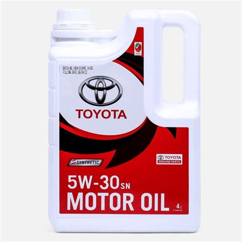 Toyota Genuine Motor Oil 5W-30 - 4 Ltr Synthetic - Loyal Parts