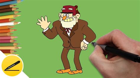 Как Нарисовать Стэна из Гравити Фолз Персонажи из Гравити Фолз Поэтапное рисование Youtube