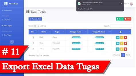 Tutorial Laravel 11 Part 11 Cara Buat Aplikasi Manajemen Tugas